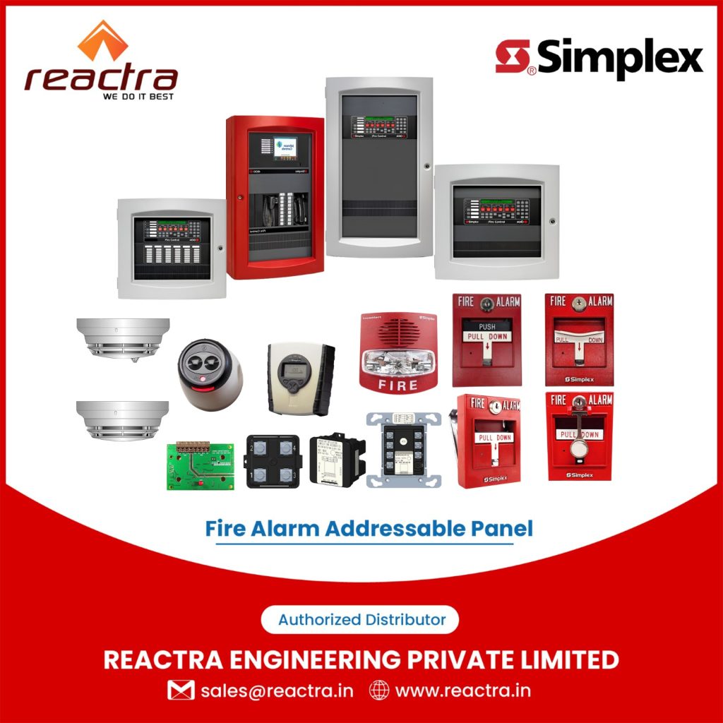 Simplex Fire Alarm Addressable Panel - Reactra Engineering Private Limited